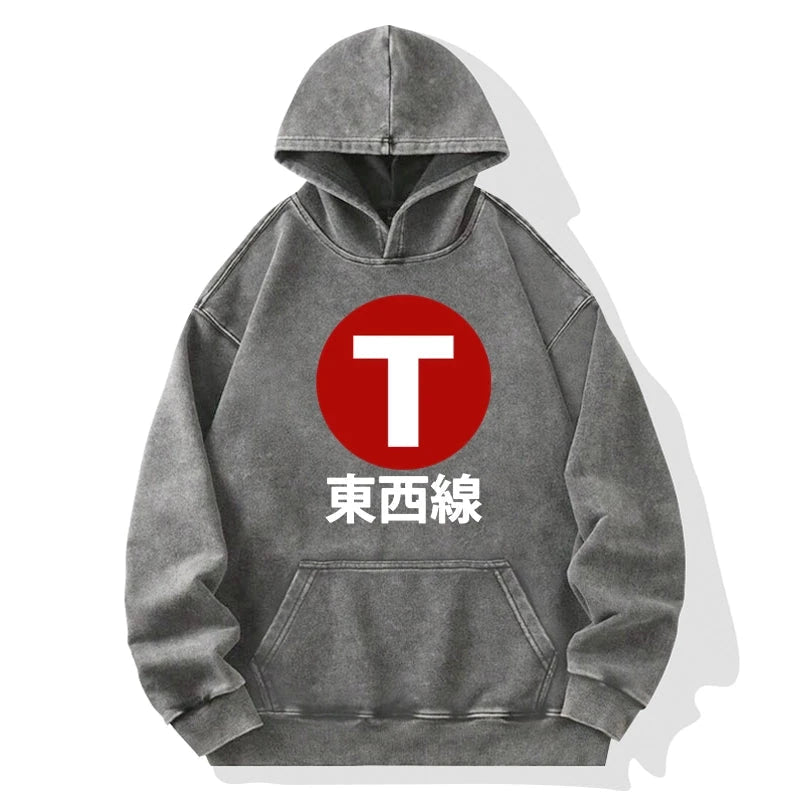 Tozai Line Kyoto Washed Hoodie – wonderslook